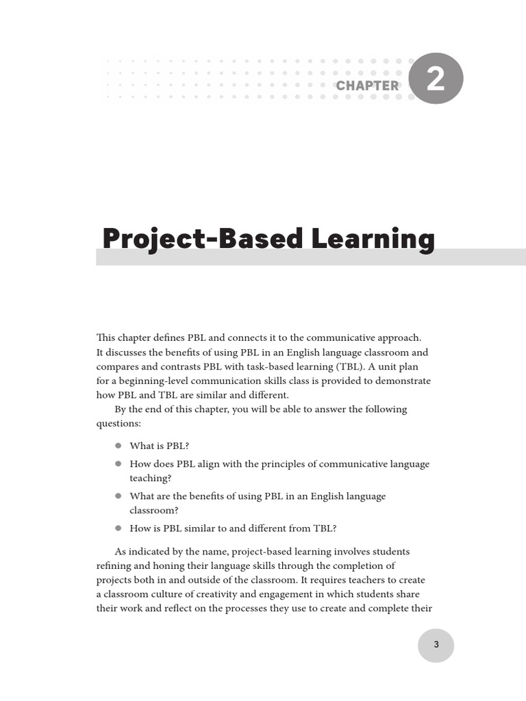 Project Based Learning | PDF | Project Based Learning | Learning
