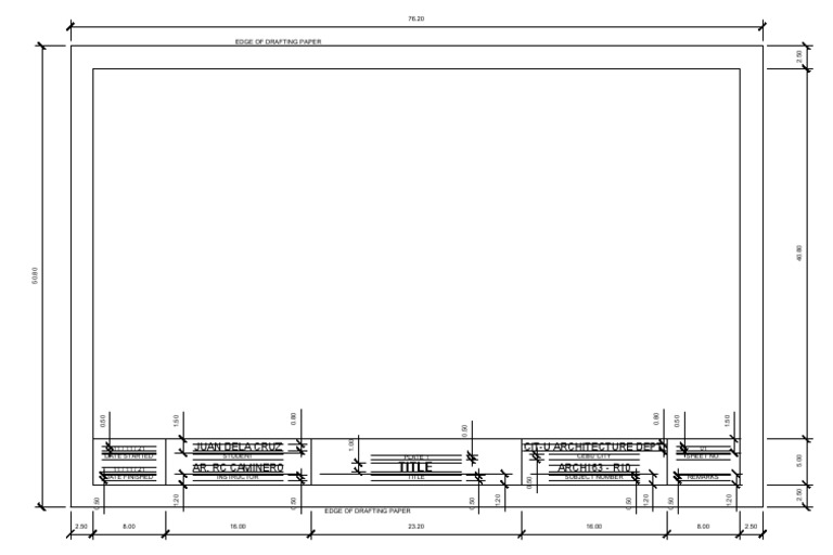 Engineering Drawing Title Block Standard | PDF