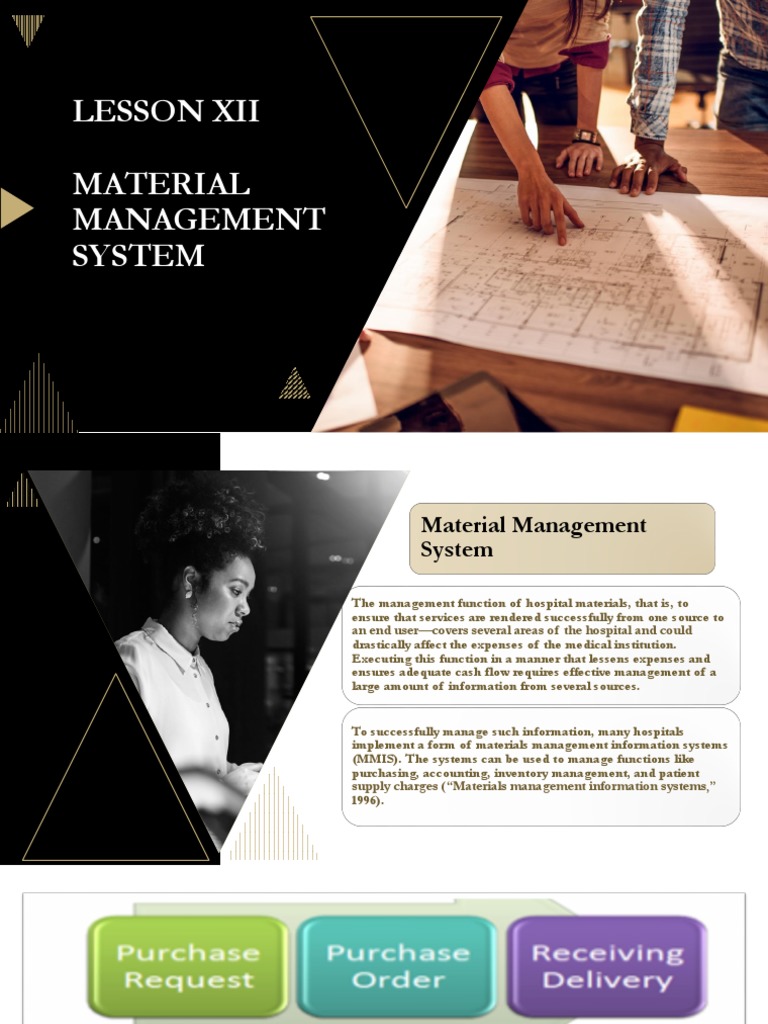 Managing Materials Through Effective Inventory Systems: An Overview of Purchasing, Inventory ...