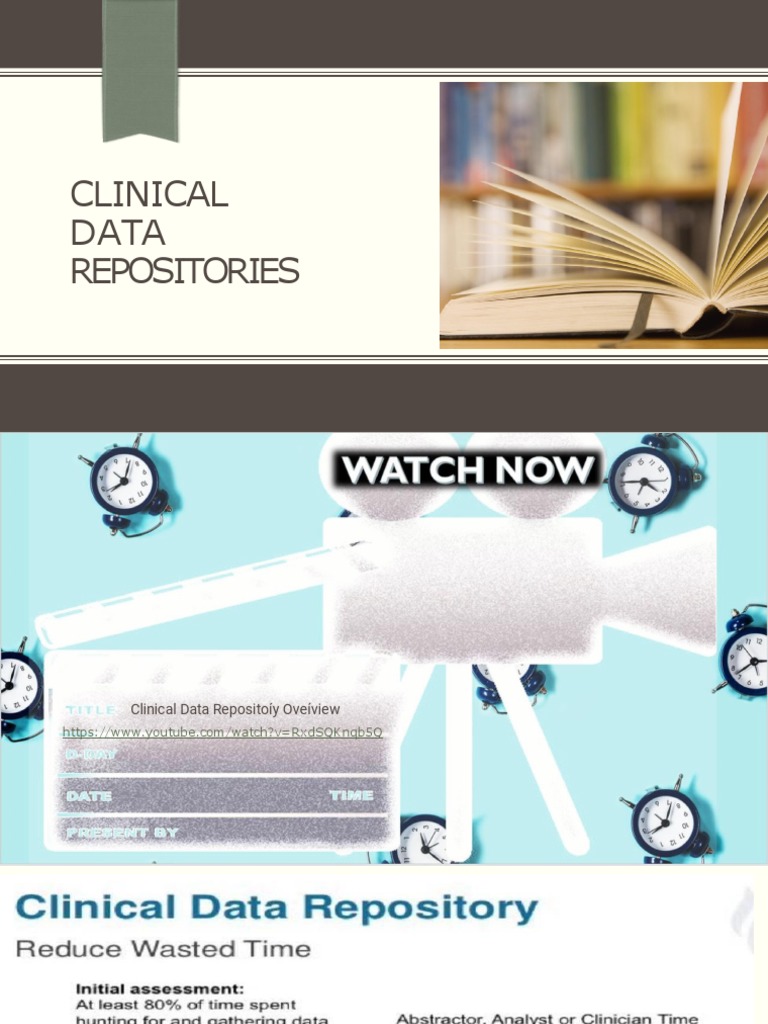 Lesson 13 Clinical Data Repositories | PDF | Data | Databases