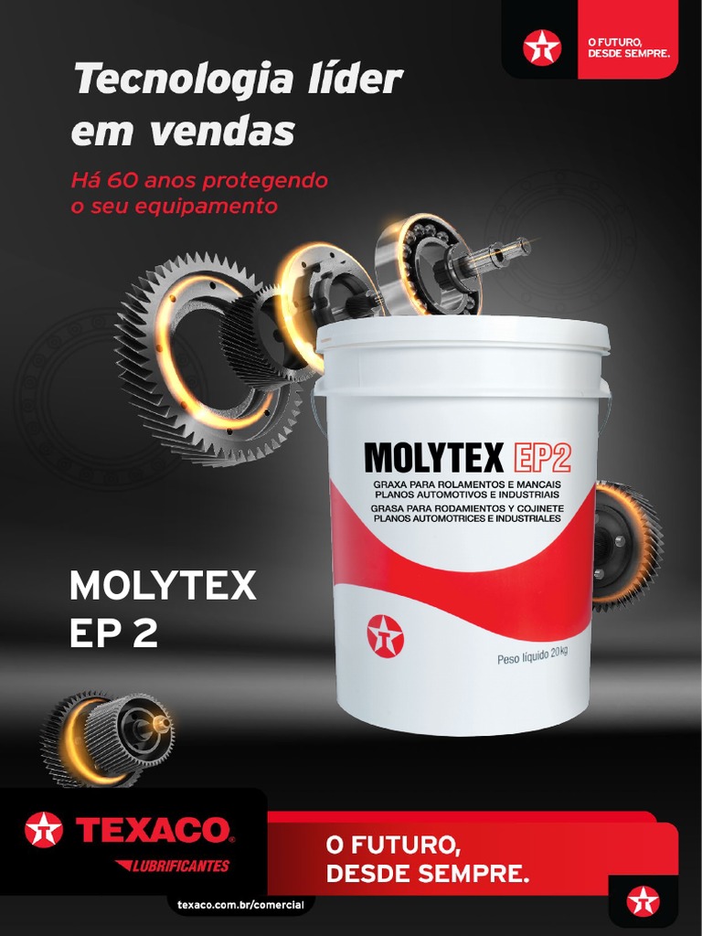 Graxa MOLYTEX EP 2: Alta Performance e Durabilidade | PDF