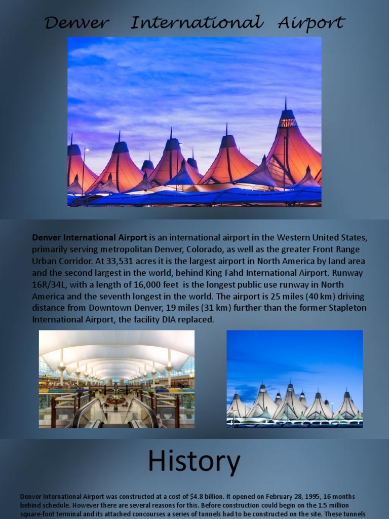 Denver International Airport Overview | PDF | Aviation | Transport