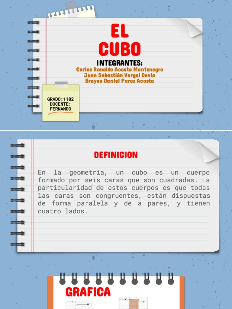 Definición y características del cubo | PDF