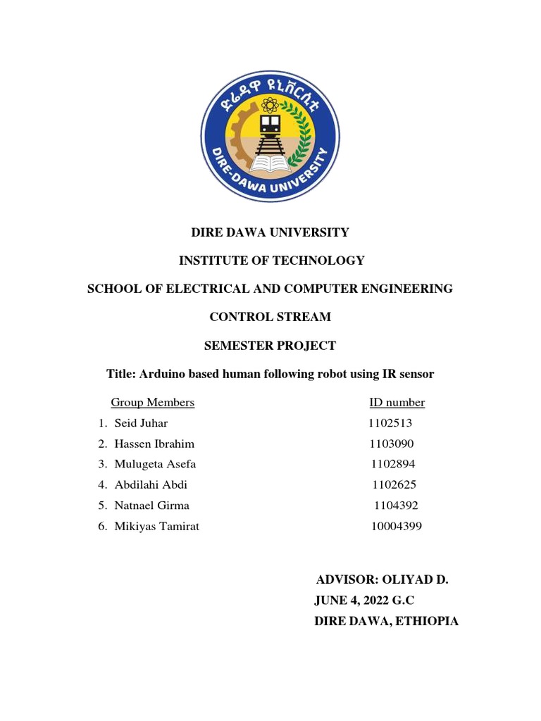 Arduino Based Human Following Robot Using Ir Sensor Ddu | PDF | Electric Motor | Infrared
