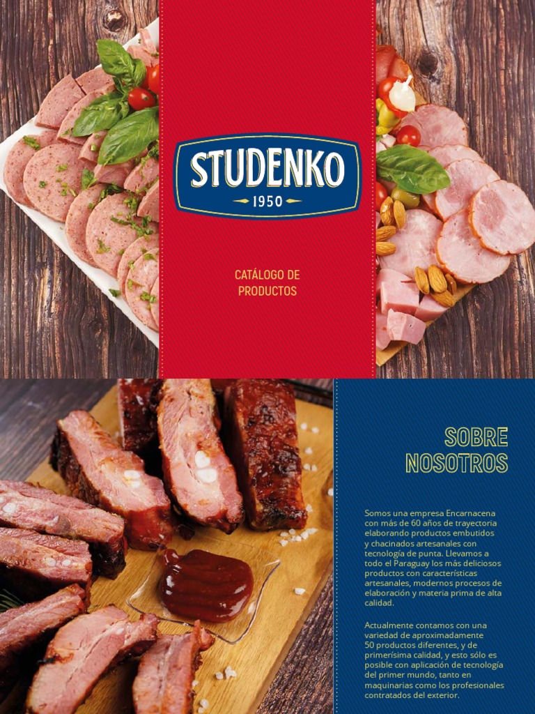 Catálogo de Productos | PDF | Cerdo | Carne