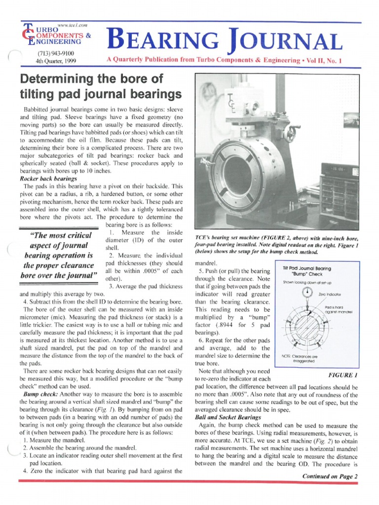 Bearing Journal | PDF