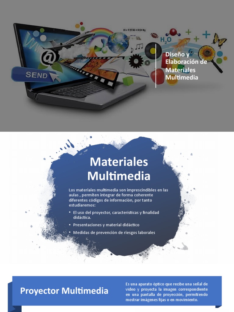 Diseño y Elaboración de Materiales Multimedia | PDF | Multimedia | Imagen