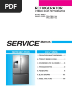 TRUE - TechnicalServiceManual-TableofContents | PDF | Refrigerator | Door