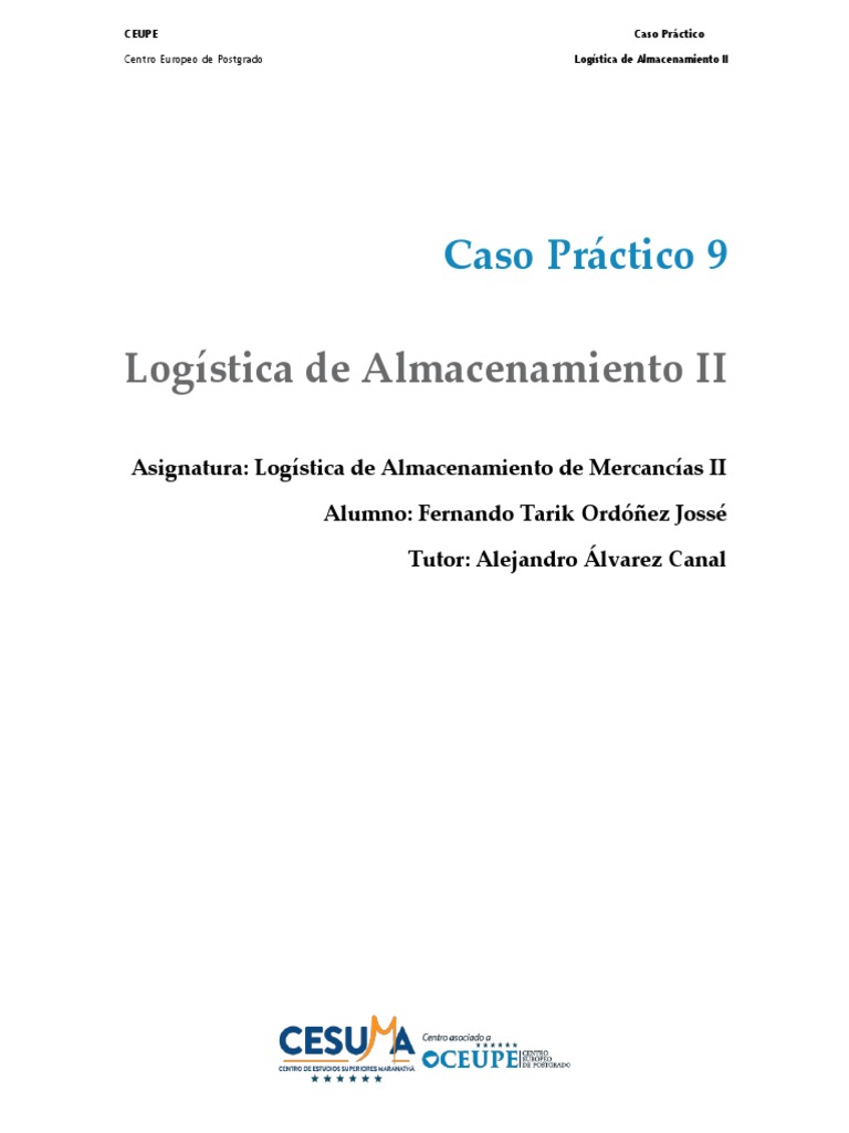 Caso Práctico 9 | PDF