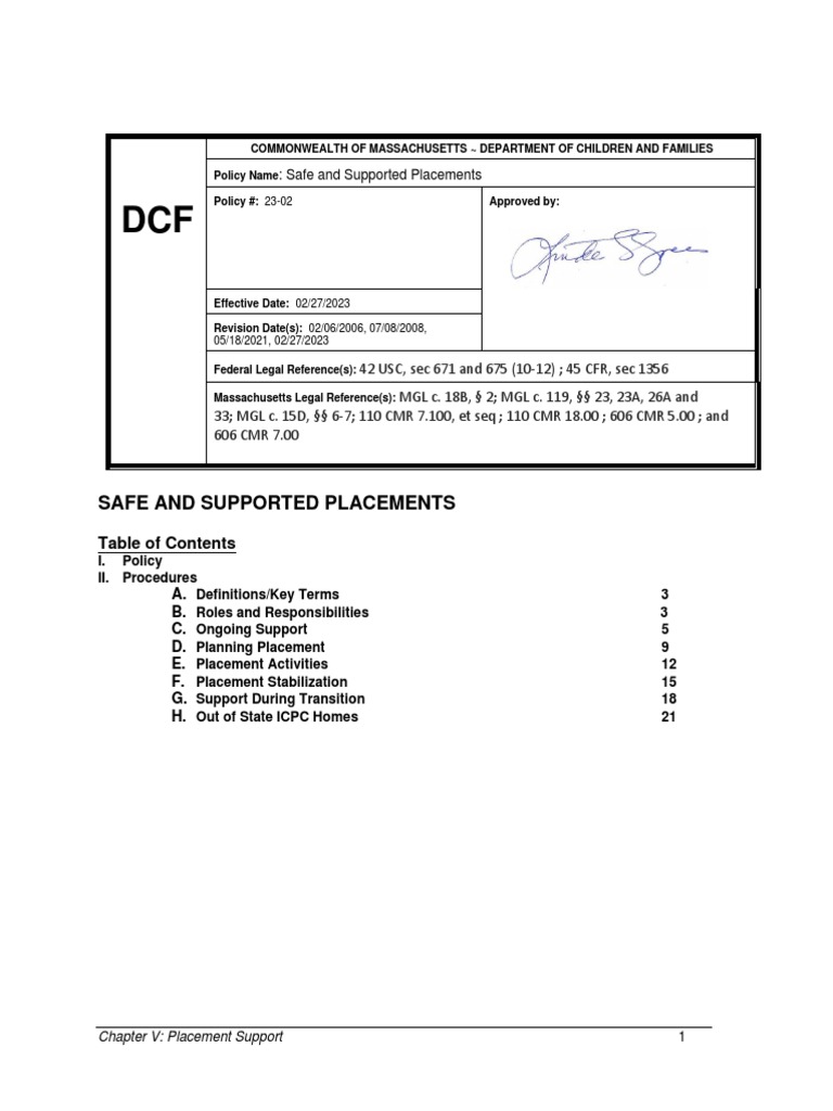 Foster Care Placement Guide | PDF | Foster Care | Family
