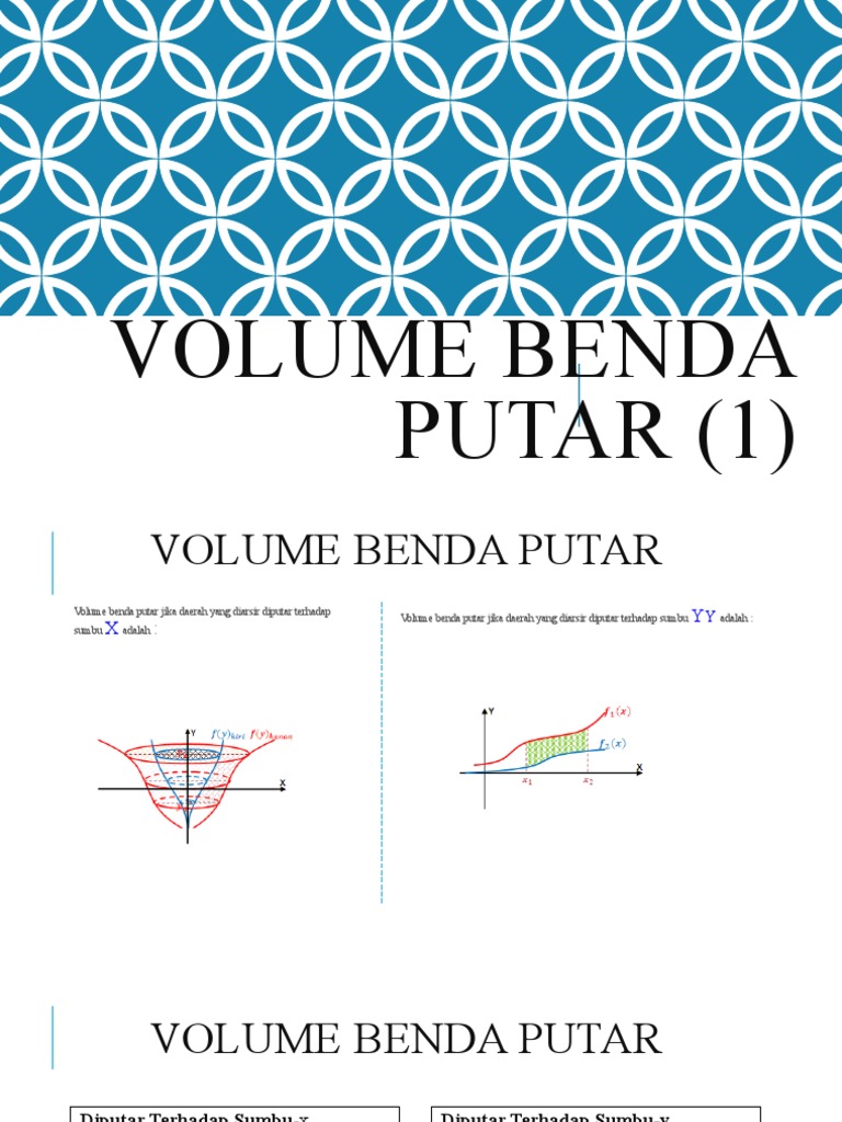 Volume Benda Putar 1 | PDF