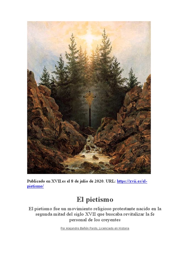 El Pietismo | PDF | protestantismo | Luteranismo