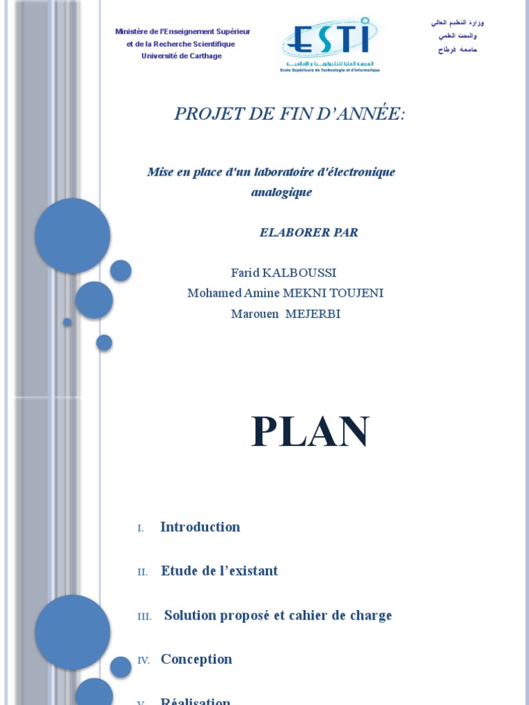 Réalisation D'une Maquette de Travaux Pratiques (MEJERBI Marouen) | PDF ...