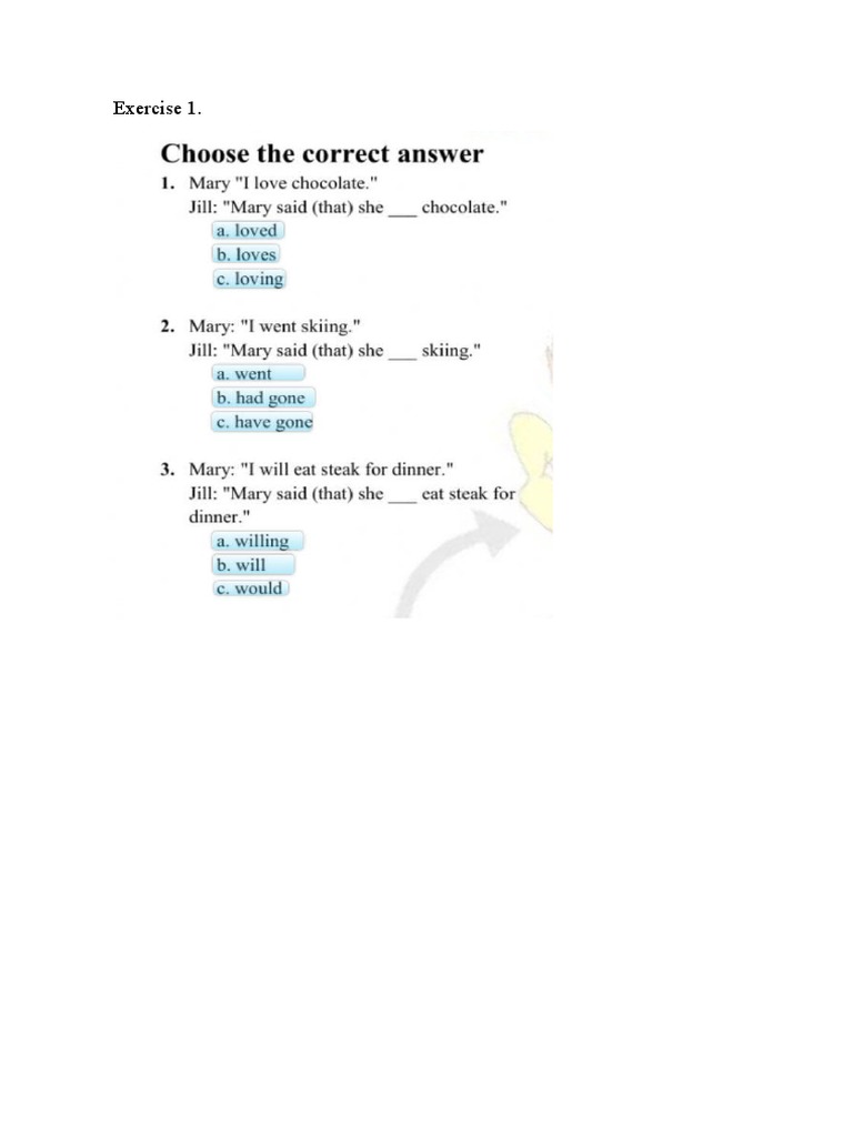 Exercise Guide: Steps 1 & 2 | PDF