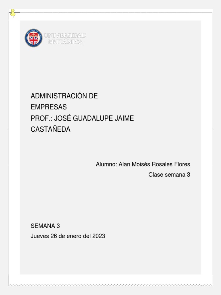 Sem3 Alan Flores Clase3 | PDF