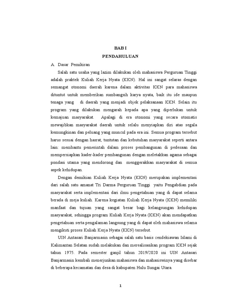 Gabungan Laporan KKN Muliana | PDF