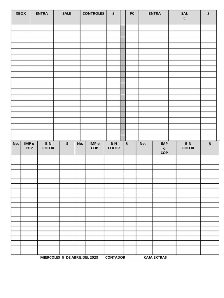 Hoja Ciber | PDF