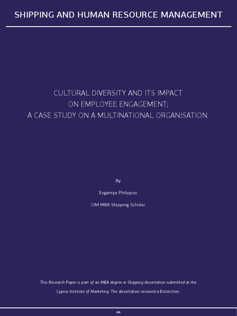 Cultural Diversity and Its Imp | PDF | Coefficient Of Determination ...