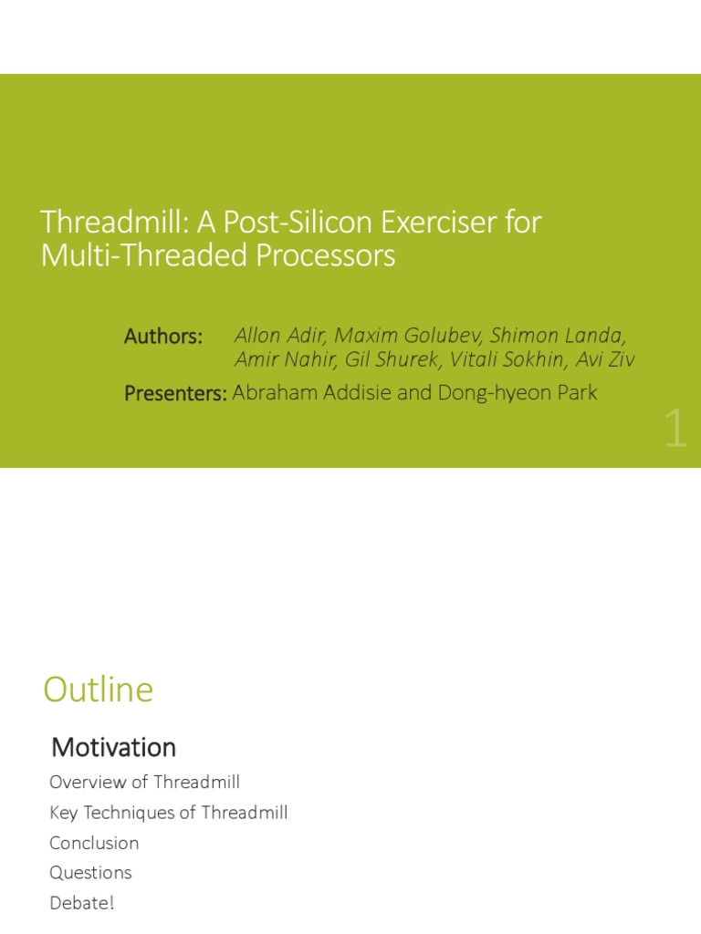 Threadmill | PDF | Software Bug | Debugging