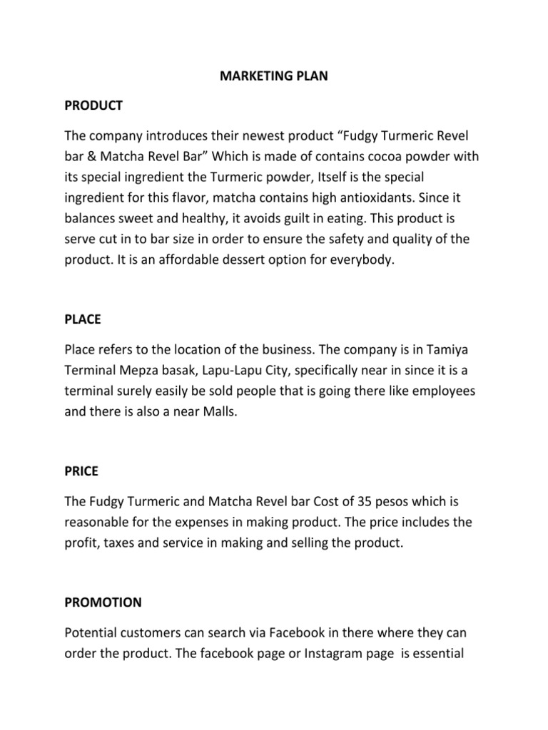 Marketing Plan | PDF