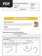 Actividades de Líneas para Primer Grado | PDF