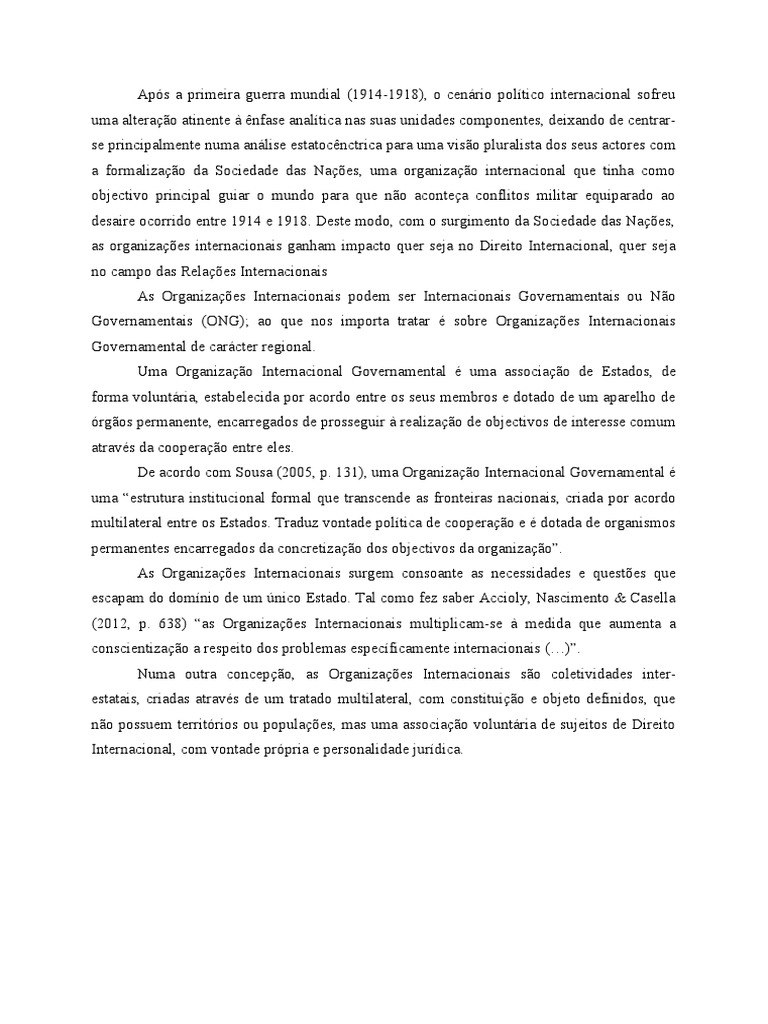 Trabalho Sobre A SADC | PDF | Estado | África