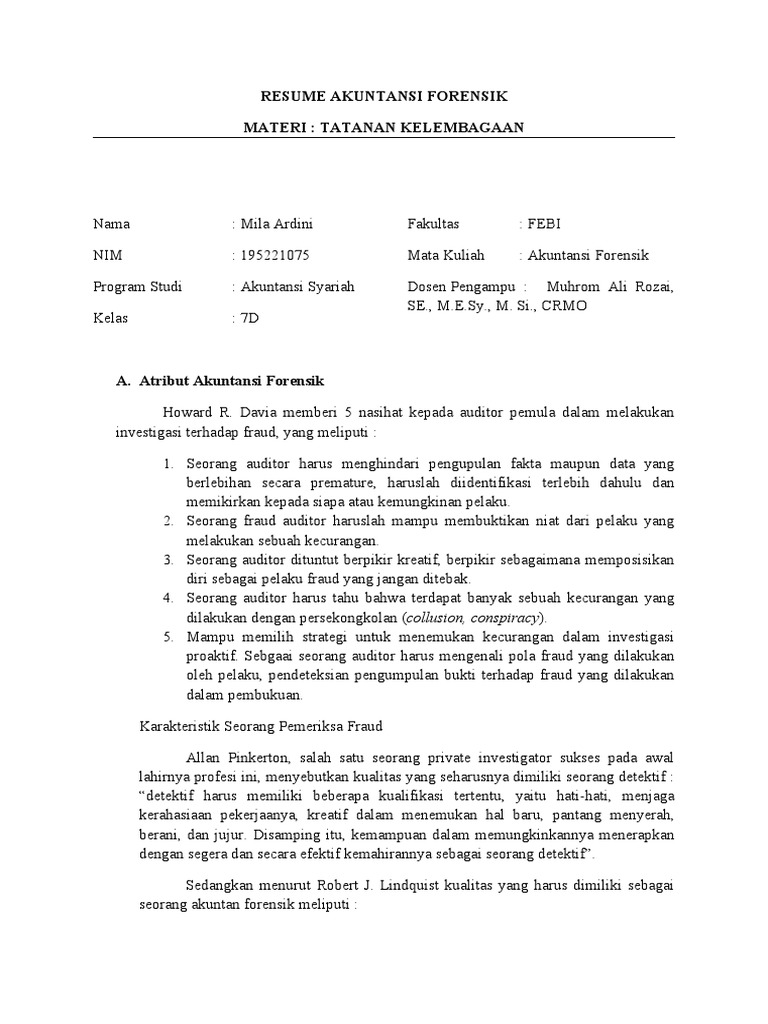 Resume BAB 1 | PDF | Bisnis