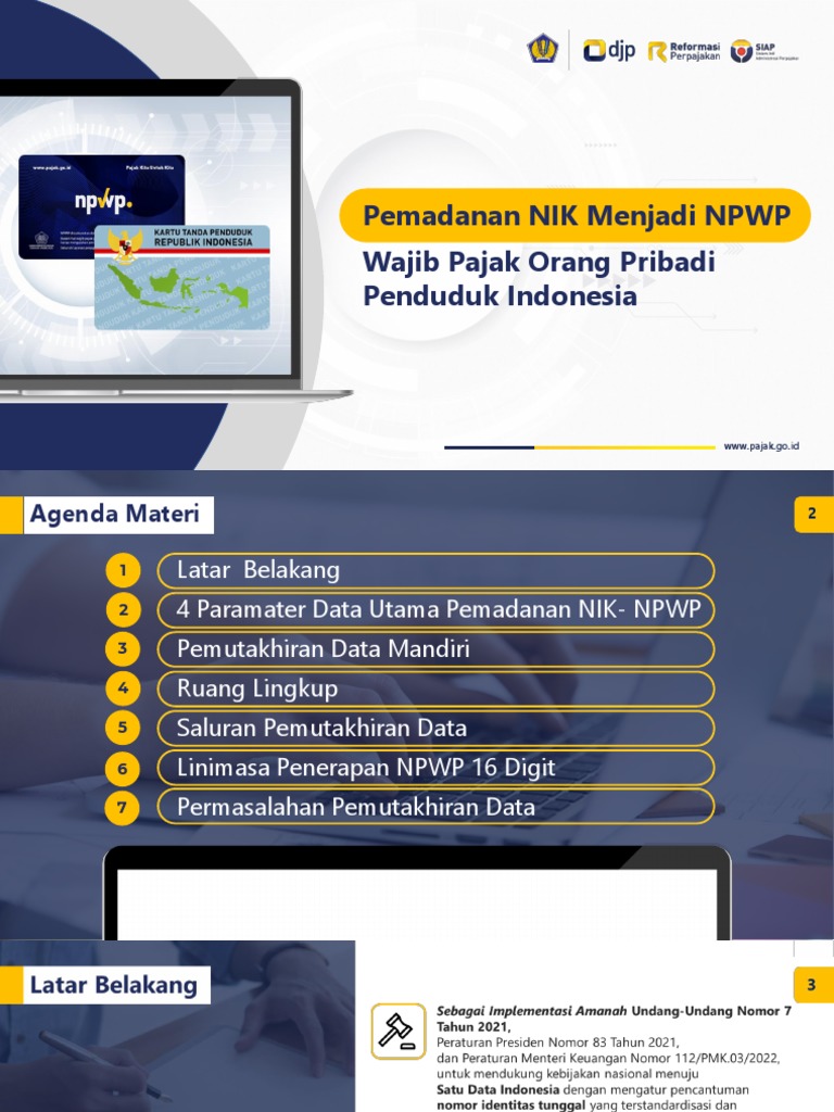 Pemadanan Nik Menjadi NPWP | PDF