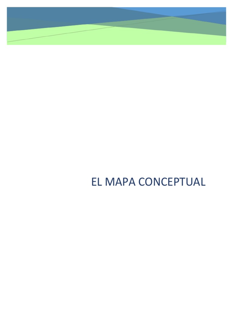 El Mapa Conceptual | PDF | Mapa | Aprendizaje