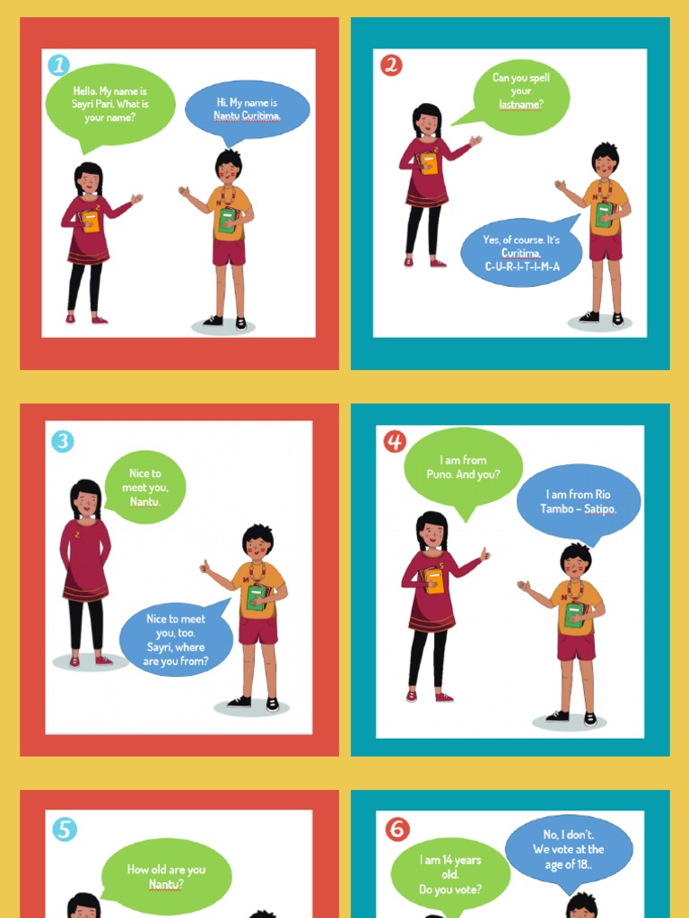 Conversation Class 1 | PDF