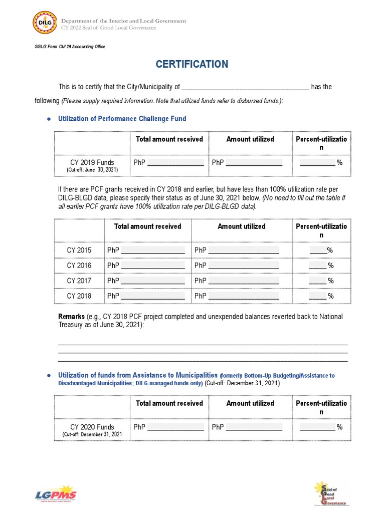 07 - Form 2A-2N - Certifications - CM - Aomar30 | PDF | Wheelchair