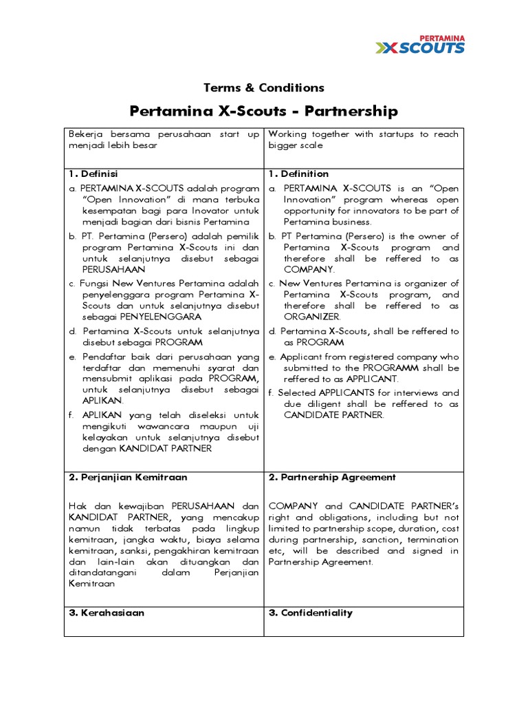 Definisi dan Ketentuan Kemitraan | PDF | Pengelolaan Keuangan & Uang