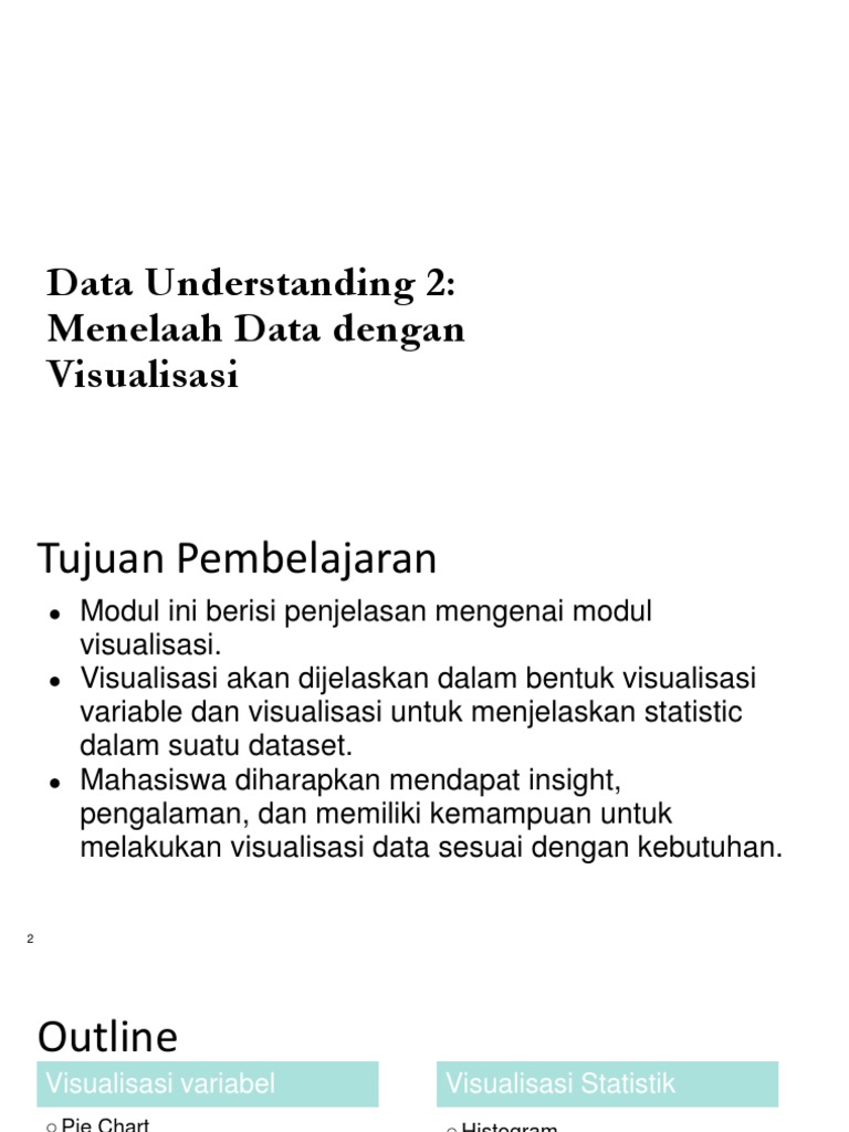 Menelaah Data (Data Understanding 2) | PDF