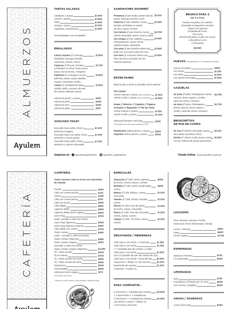 Ayulem Carta Mataderos Septiembre 2020 | PDF | Eruca Sativa | ensalada