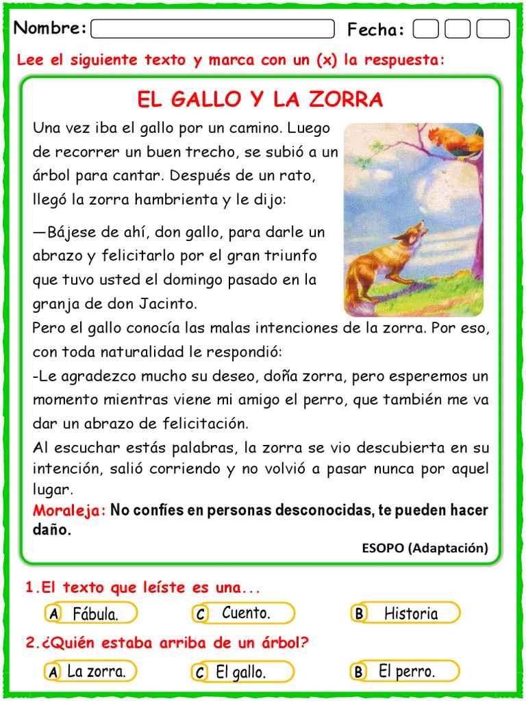 Leo y Comprendo 2° Grado - 28-03-23 | PDF