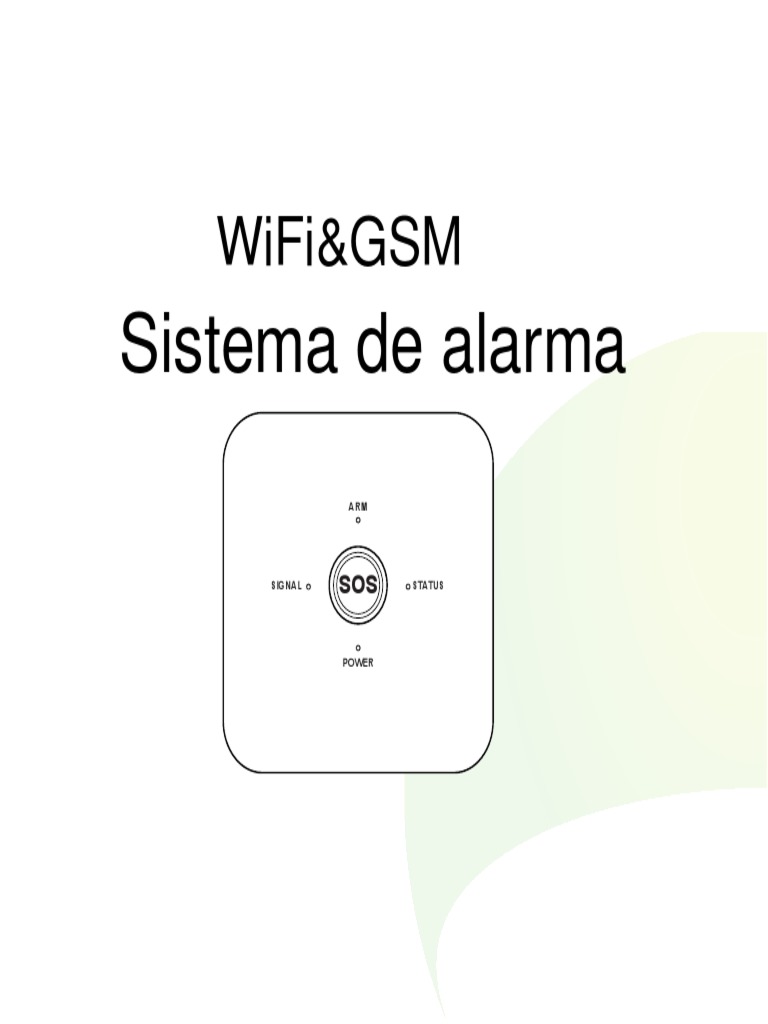 Manual Alarma | PDF | Gsm | Aplicación movil