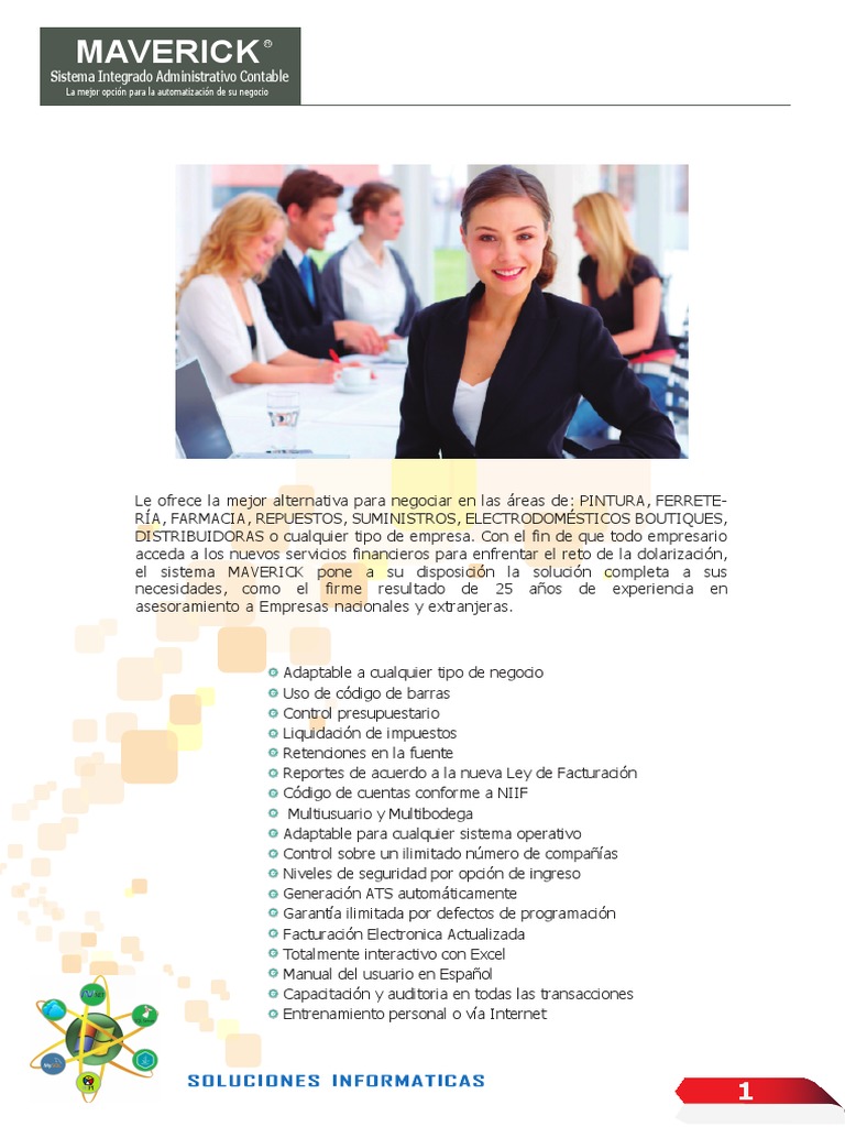 Sistema integrado Maverick: una solución completa de software ERP para ...