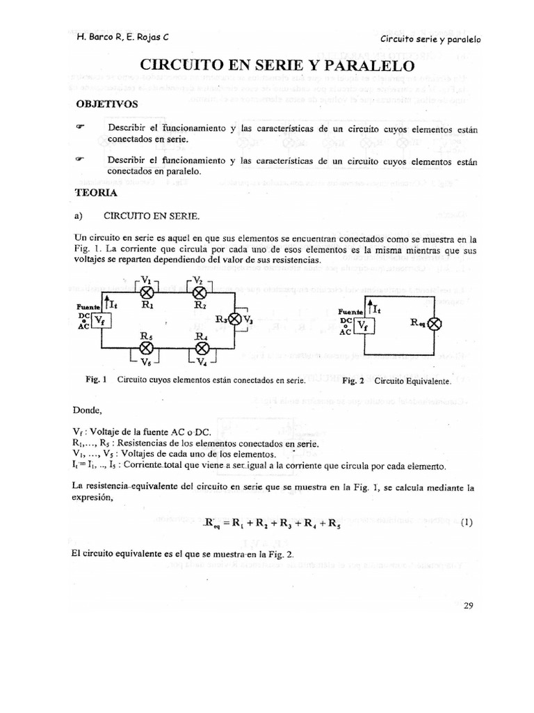 Guía 4 - Circuitos en Serie y Paralelo | PDF