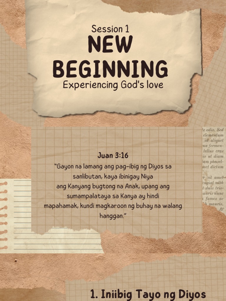 NEW BEGINNING | PDF