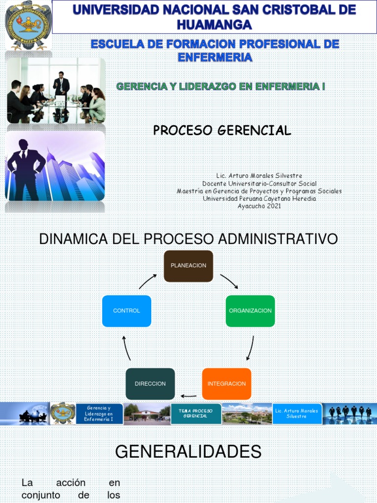 Proceso Gerencial en Enfermería | PDF | Planificación | Liderazgo
