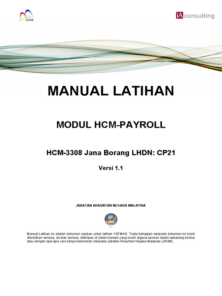 HCM-3308 Jana Borang LHDN CP21 | PDF