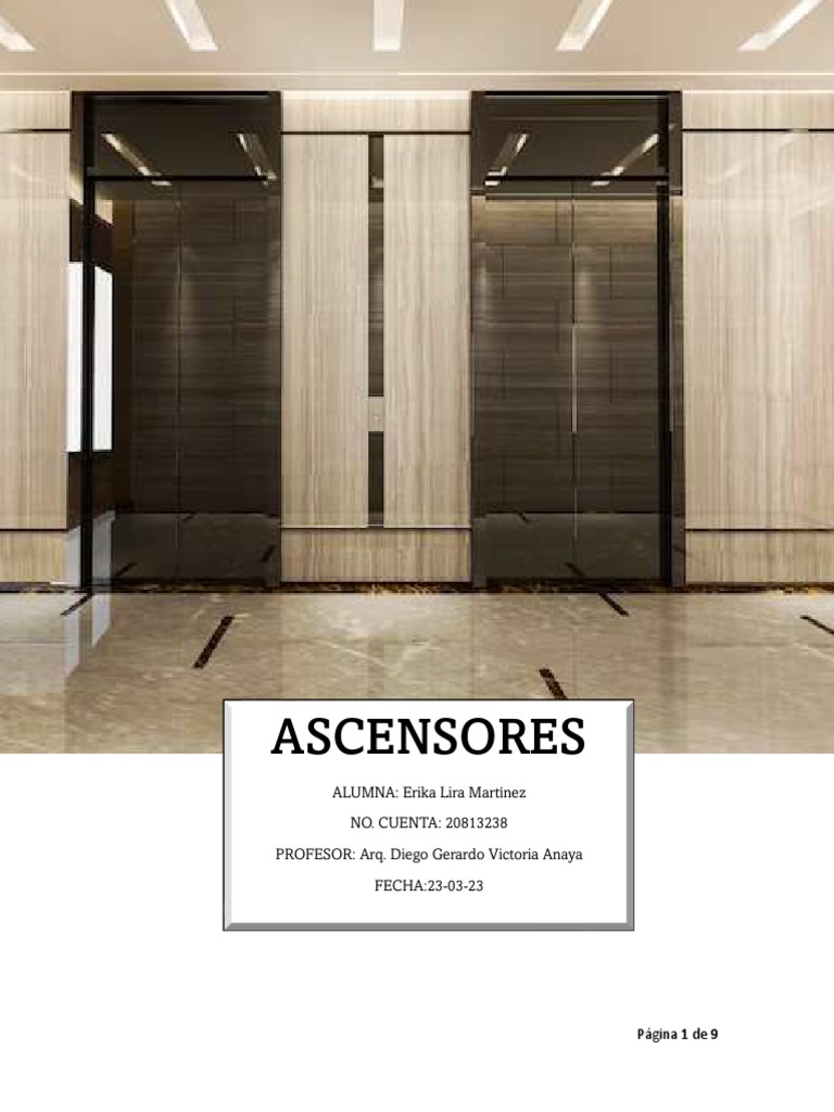 Ascensores Y Elevadores | PDF | Ascensor | Transporte