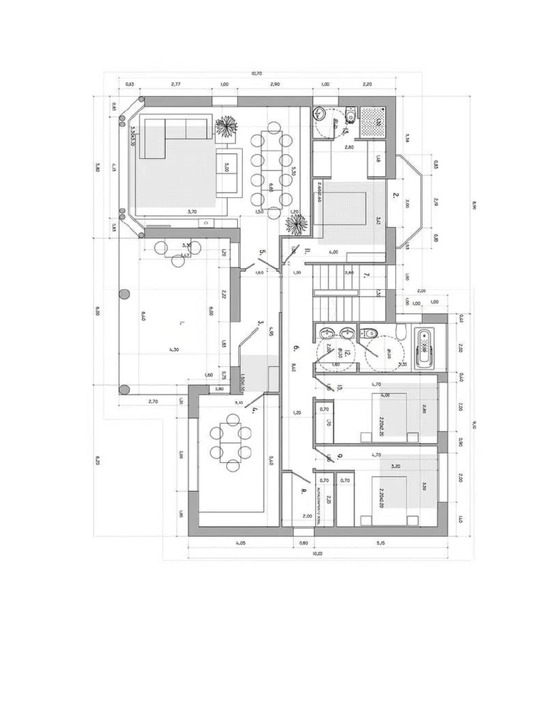 Plano Edificio Con Medidas | PDF