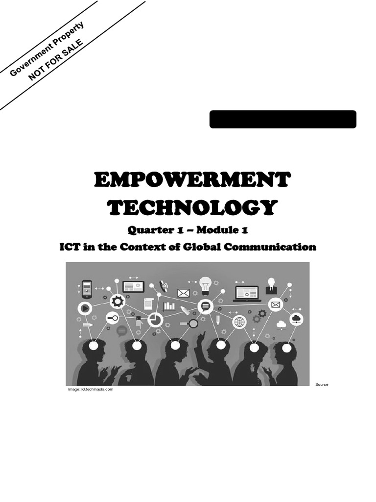 Empowerment Technology SHS - Q1 - Mod1 - ICT in The Context of Global ...