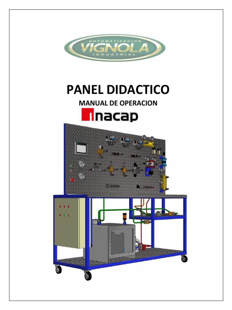 Manual de Operación de Panel Hidráulico | PDF | Controlador lógico ...