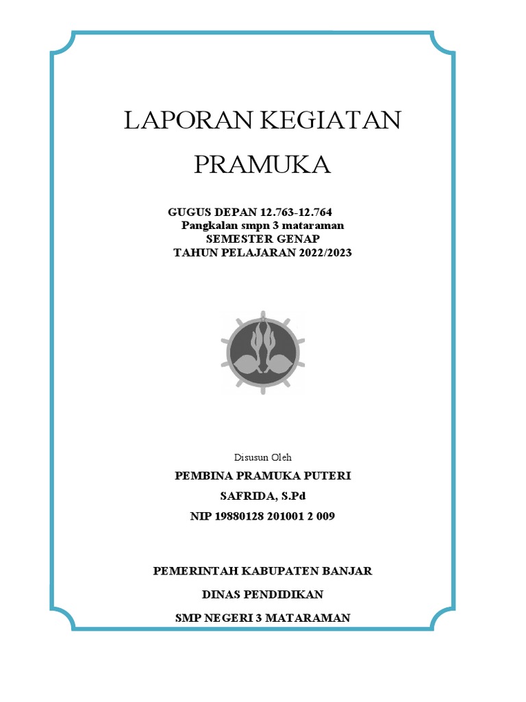 Laporan Kegiatan Pramuka 2023 | PDF