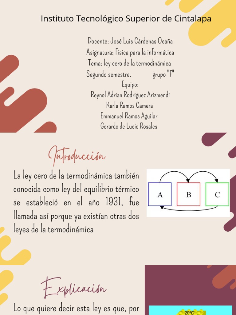 Ley Cero De La Termodinámica Pdf 2202