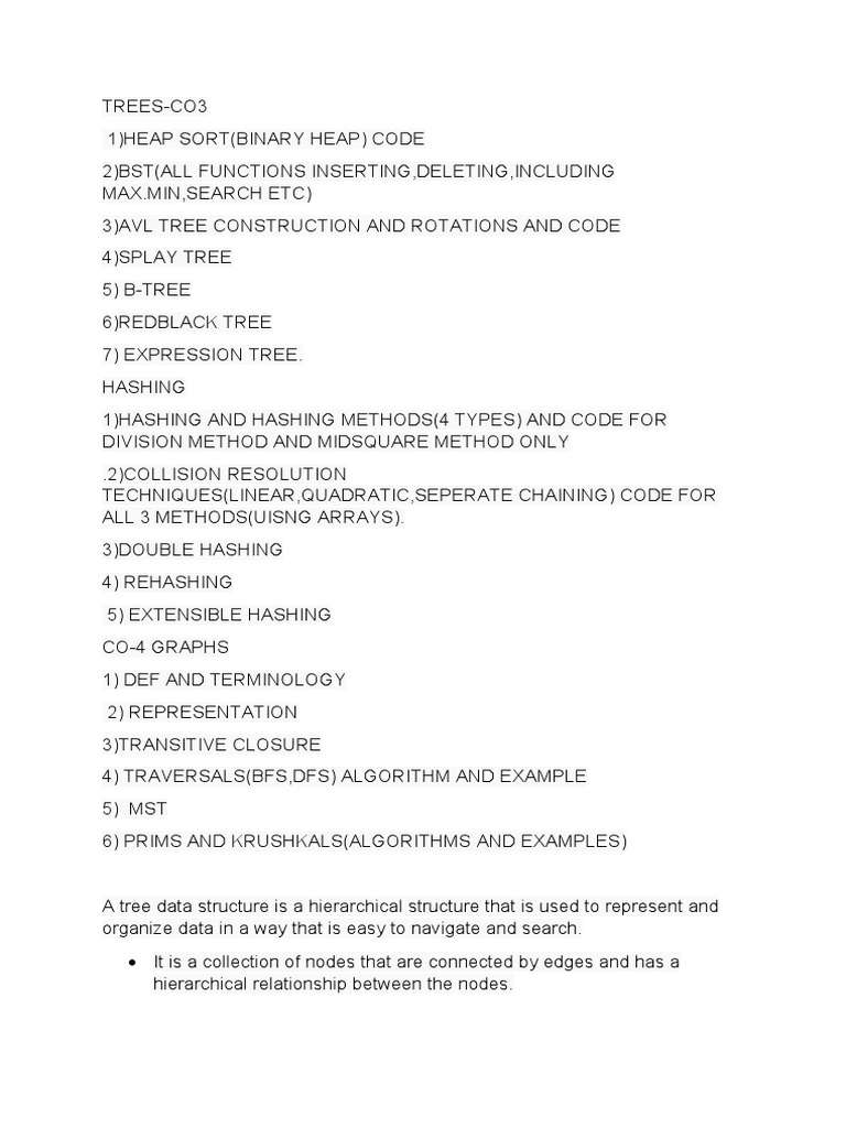 Trees Pdf Theoretical Computer Science Algorithms And Data Structures
