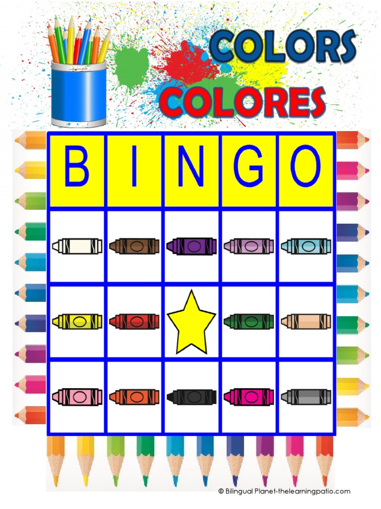 Color Bingo Cards | PDF