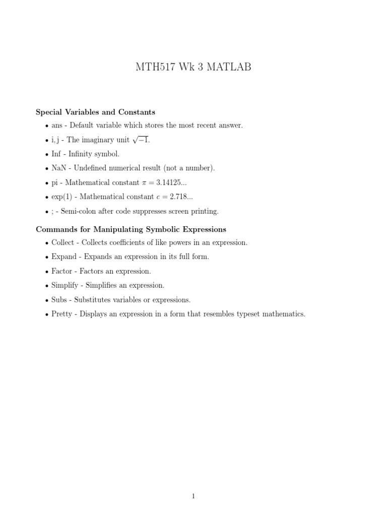 MTH517 WK 3 Lab | PDF | Algebra | Mathematical Objects